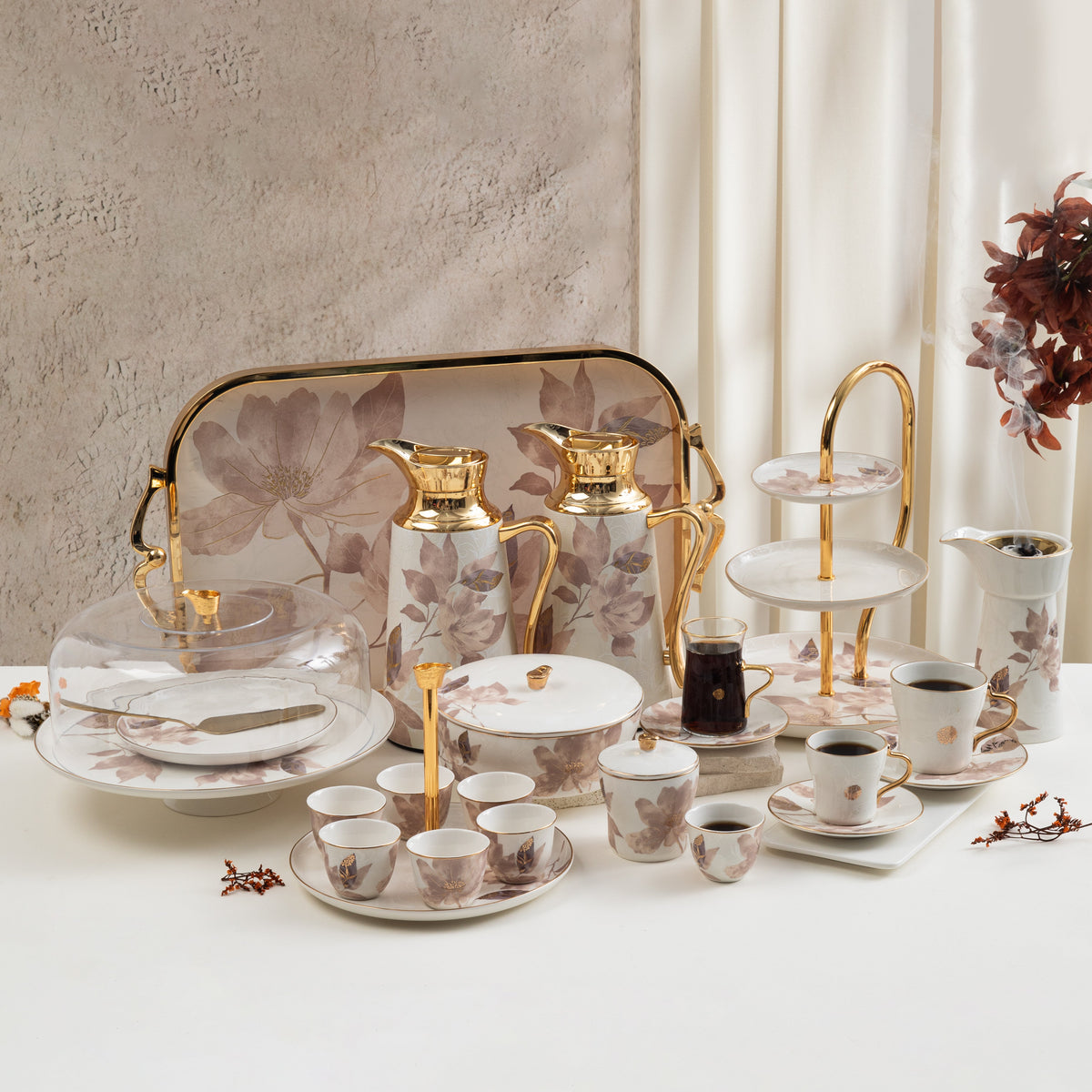 Marisella in Red & Gold – Otantik Home