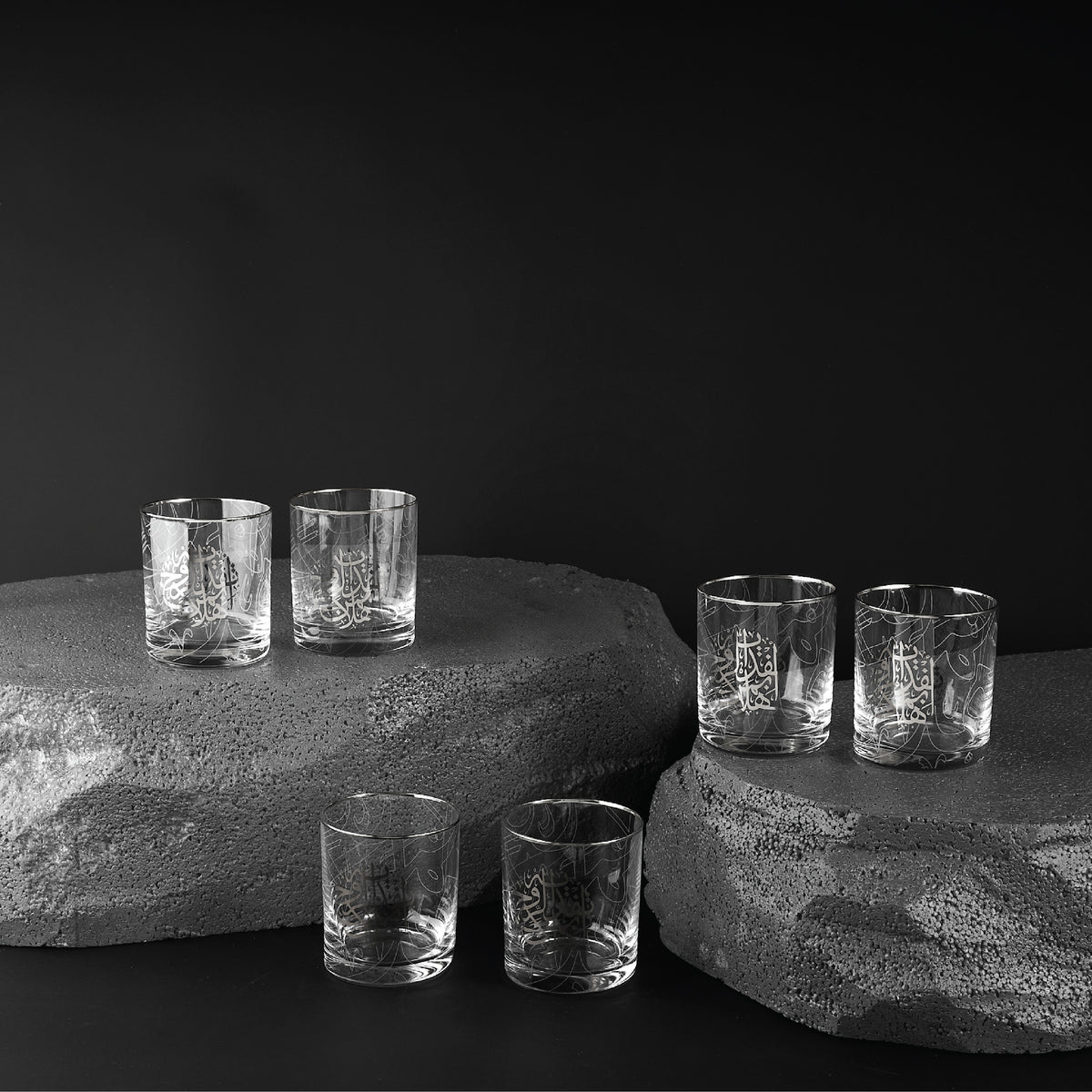 Zuwar - 6 Short Cups - Silver – Otantik Home