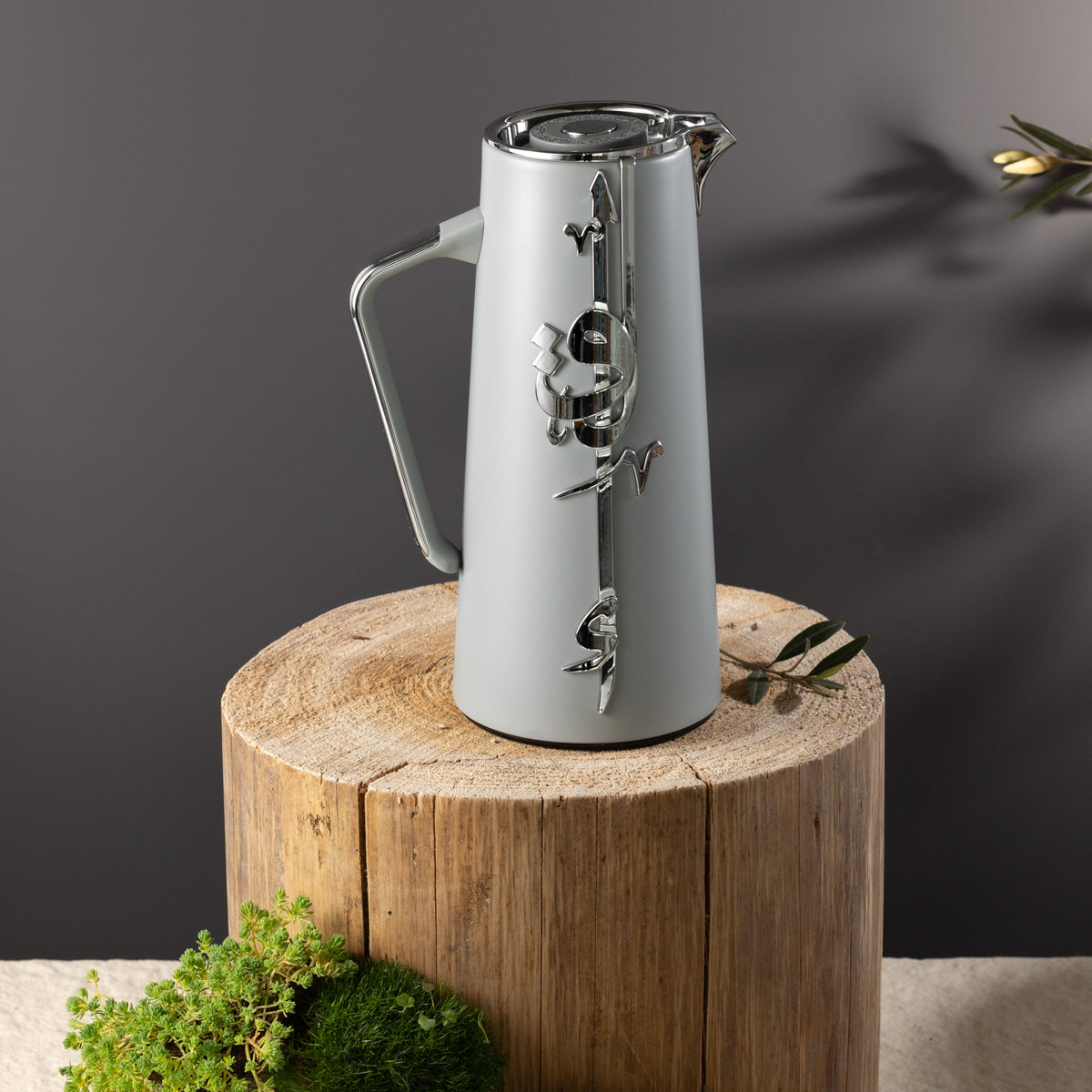 Liqa'a - Vacuum Flask / Thermos - Grey & Silver – Otantik Home